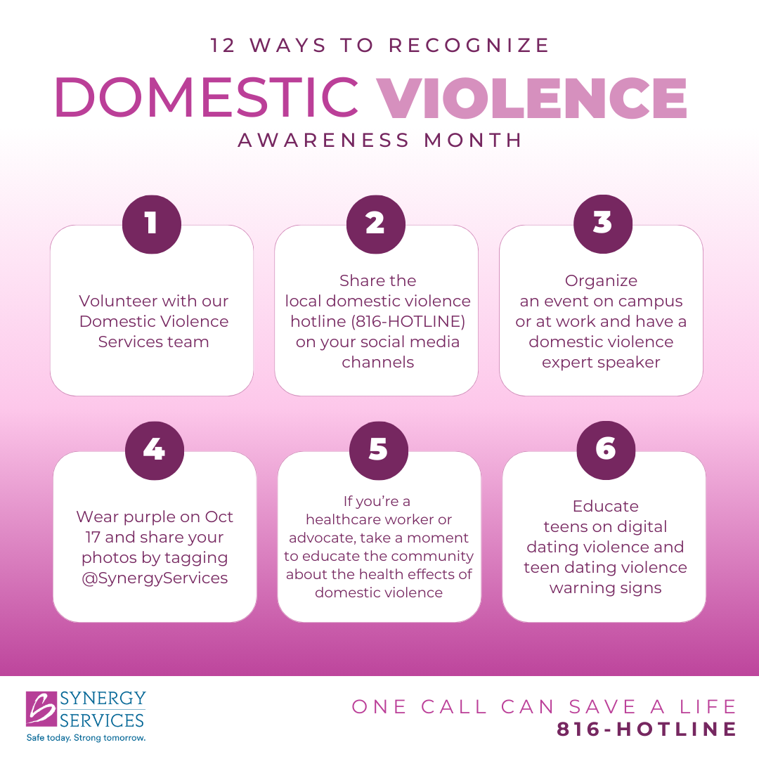 Domestic Violence Awareness Month | Synergy Services